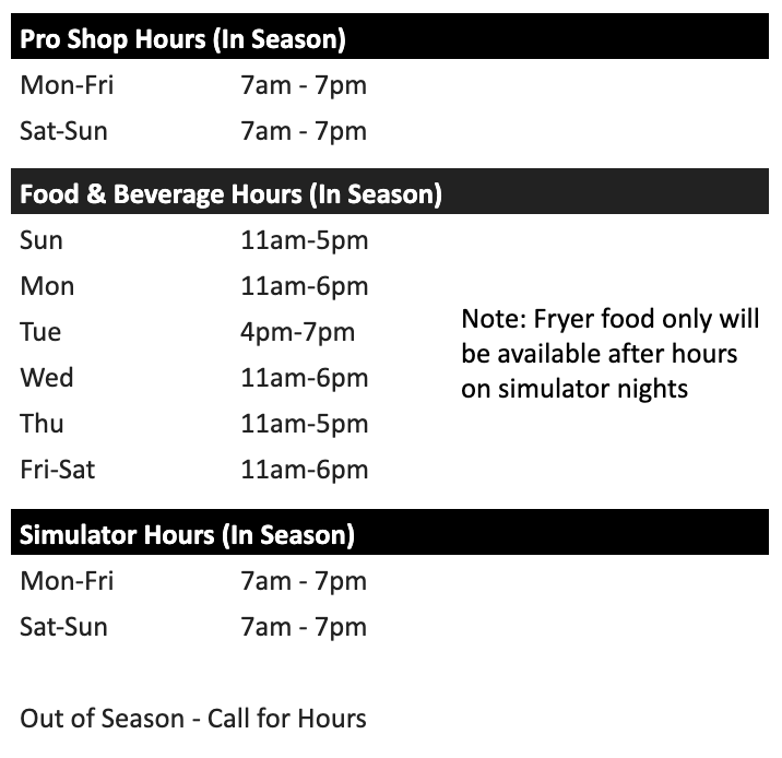 Daily Rates - Lakeview Golf Club